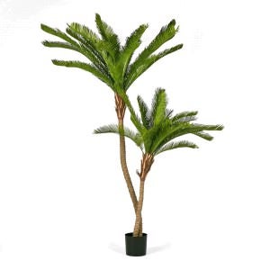 Florabelle Potted Artificial Cycus Palm Tree, 150cm